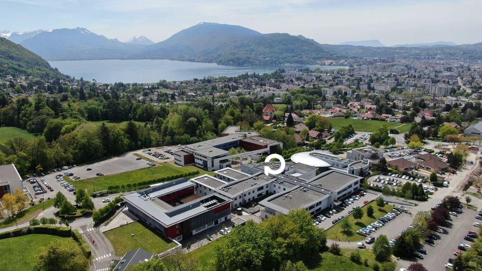 Polytech Annecy-Chambéry vue du ciel